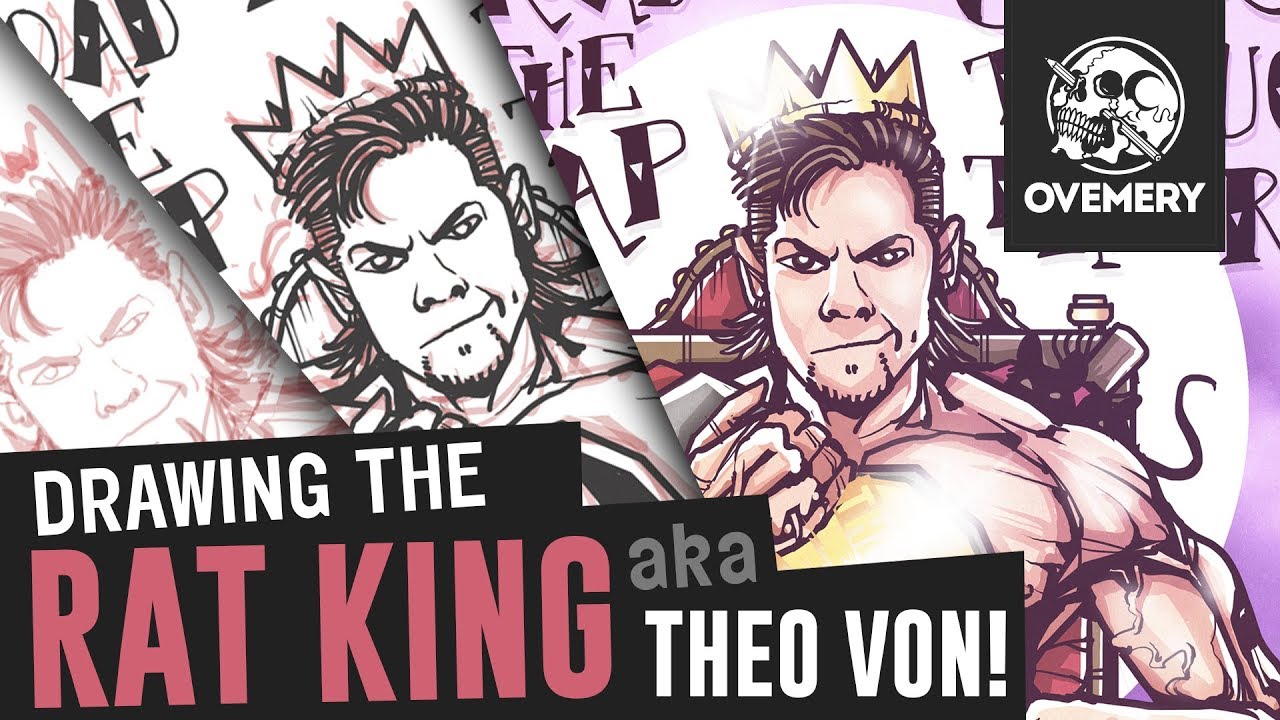 Let's draw the Rat King, - Theo Von! - YouTube