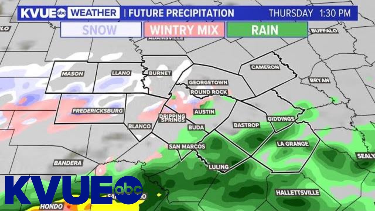RADAR: Wintry mix possible for Central Texas | KVUE - YouTube