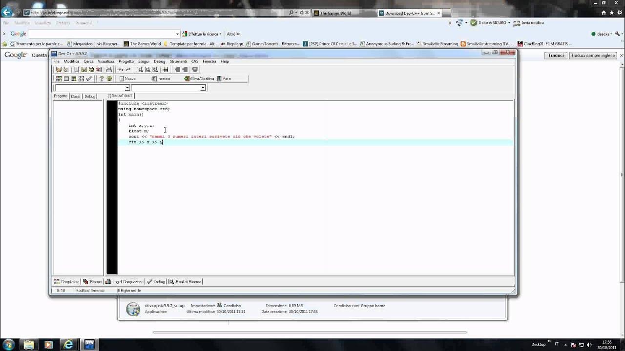 Creare un programma in C - YouTube