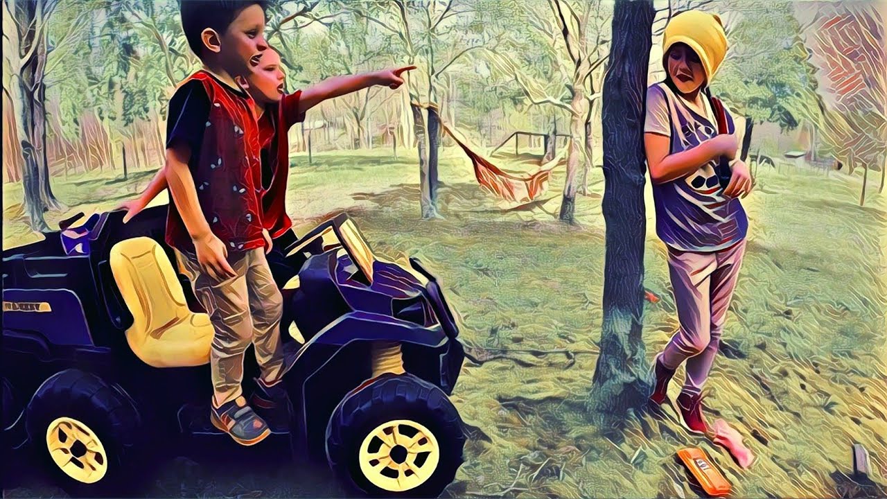 Cops & Robbers with the kids 😆 - YouTube