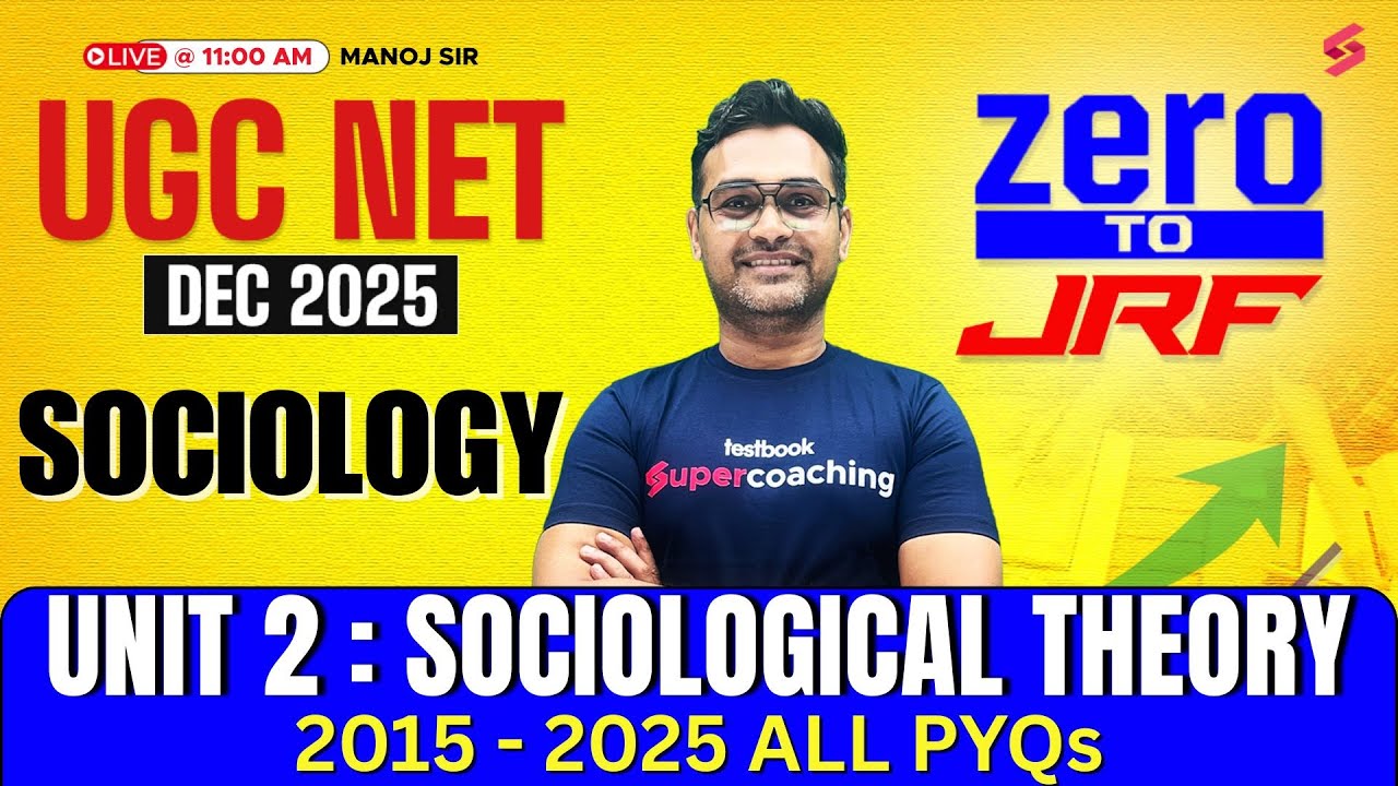 UGC NET Sociology Unit 2 PYQs | UGC NET Sociology Previous Year ...