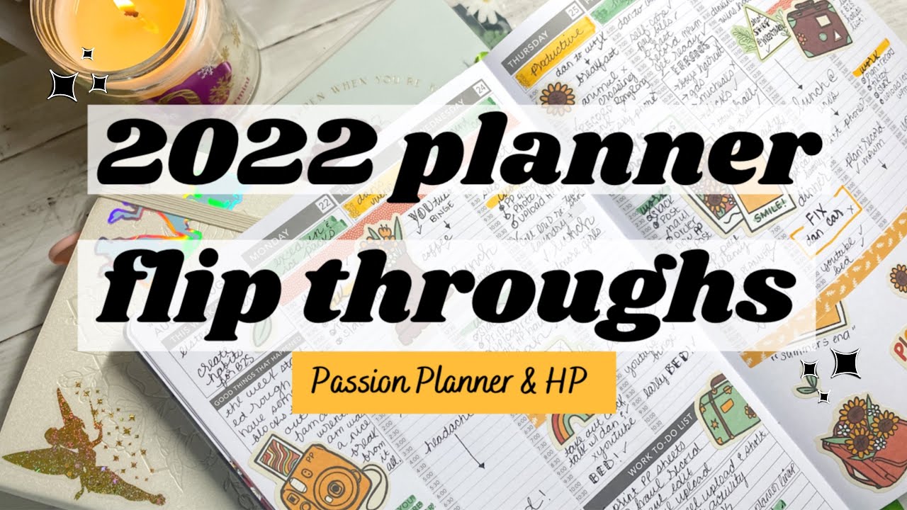 PLANNER FLIP THROUGH 2022 | Catch All Planner | Happy Planner | Passion ...