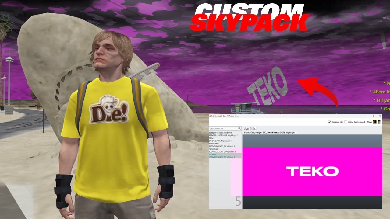 How to Make a Custom Sky Pack for FiveM - YouTube