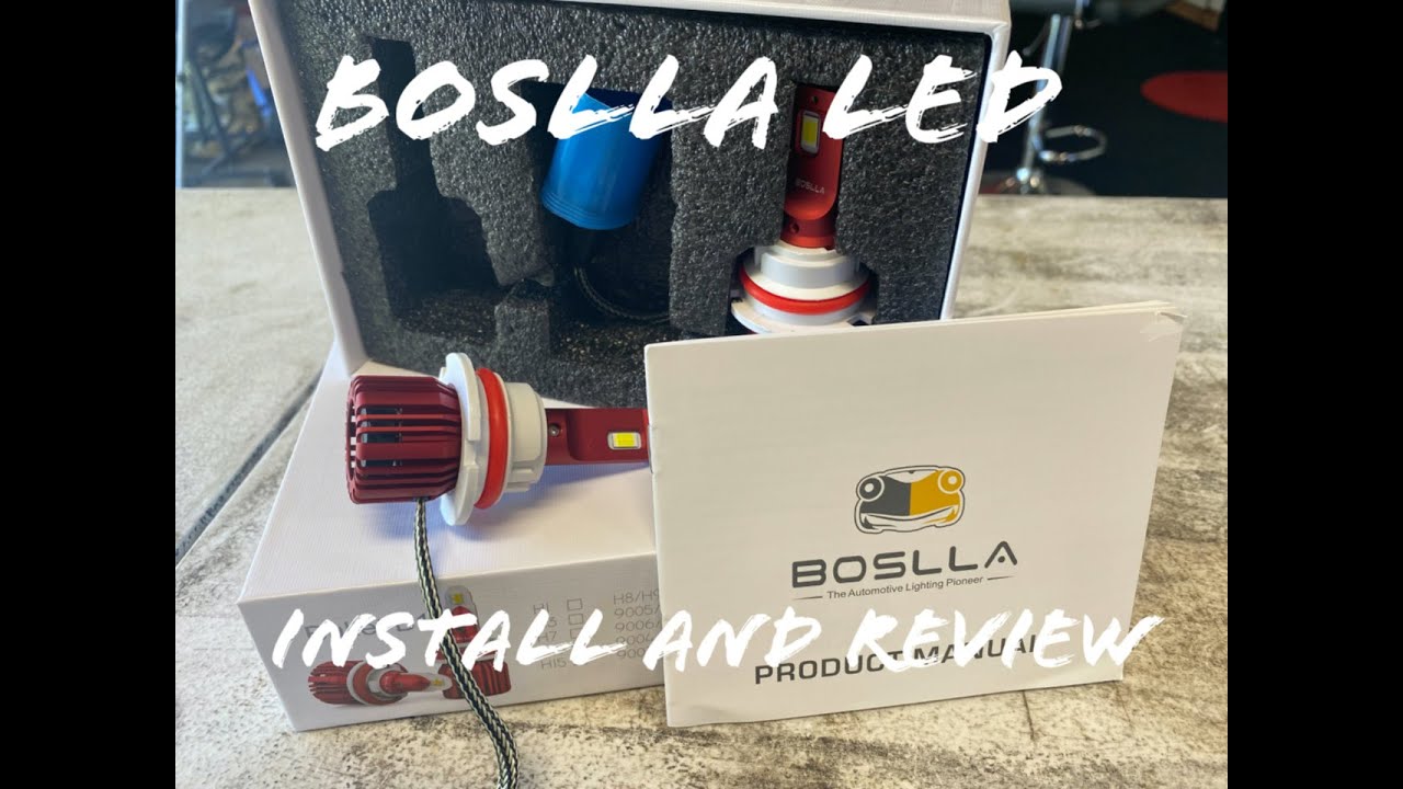 BOSLLA LED Light install and review FORD F150 - YouTube