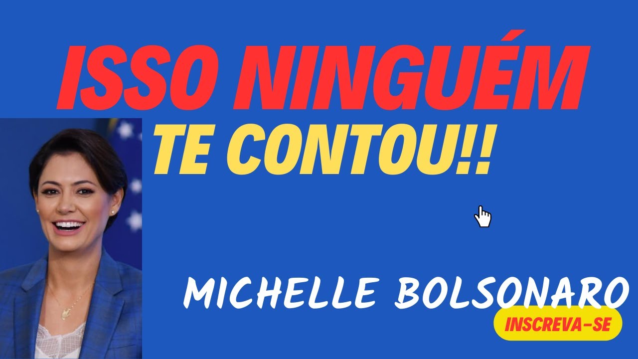 MICHELLE BOLSONARO SE TORNOU A 2ª MULHER MAIS QUERIDA DO BRASIL - YouTube