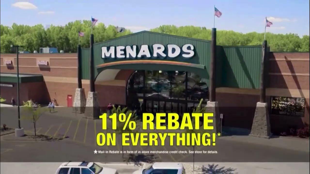 Menards - 11% Rebate on Everything (Spanish Variant) - TV Spot - YouTube