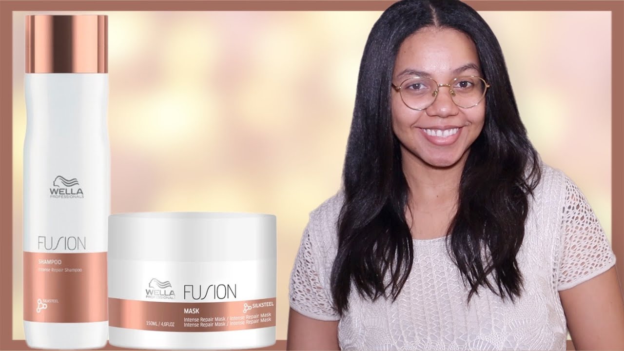Wella FUSION - Testei a linha para cabelos DANIFICADOS da WELLA - YouTube