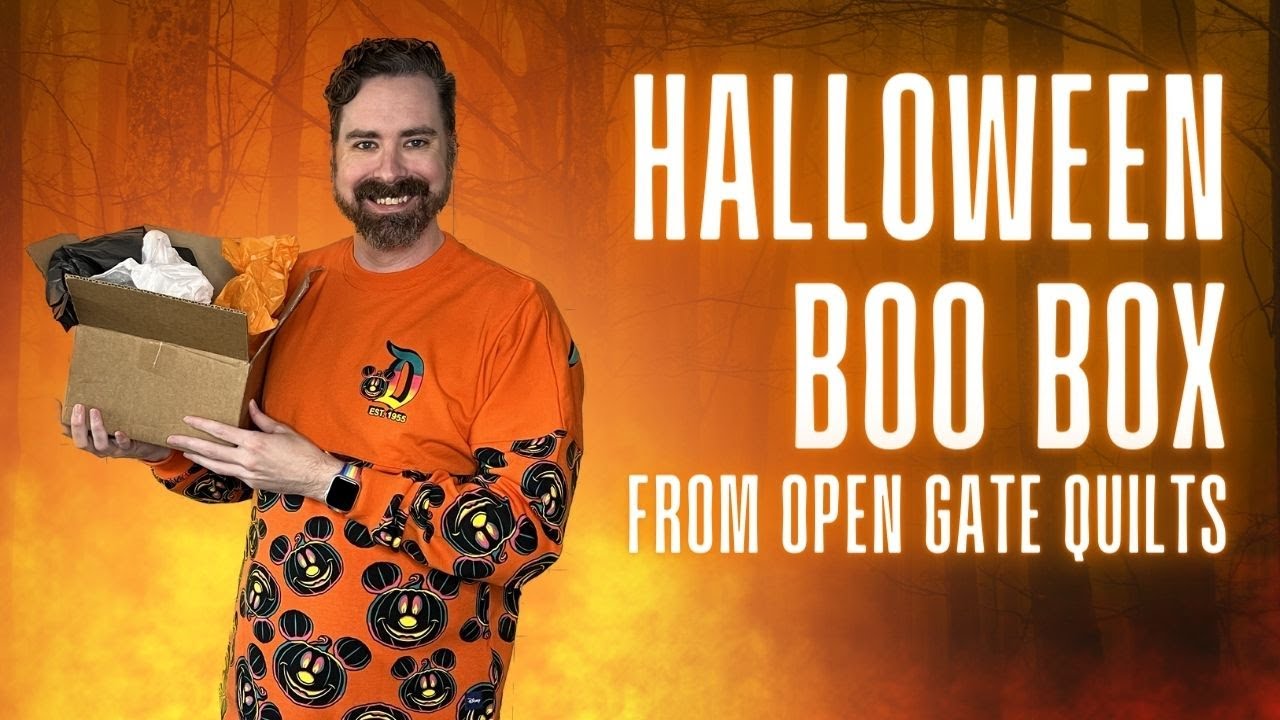 Unboxing the Halloween Boo Box from Open Gate Quilts - YouTube