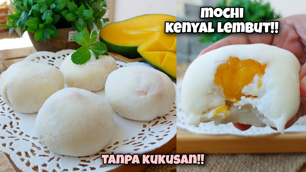 EMANG BISA SELEMBUT DAN SEKENYAL INI, ADONAN MOCHI TANPA KUKUSAN ...