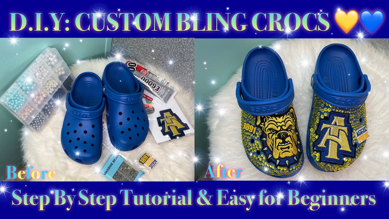 D.I.Y: Create Custom Bling Crocs With Me 😍| step by step tutorial easy ...