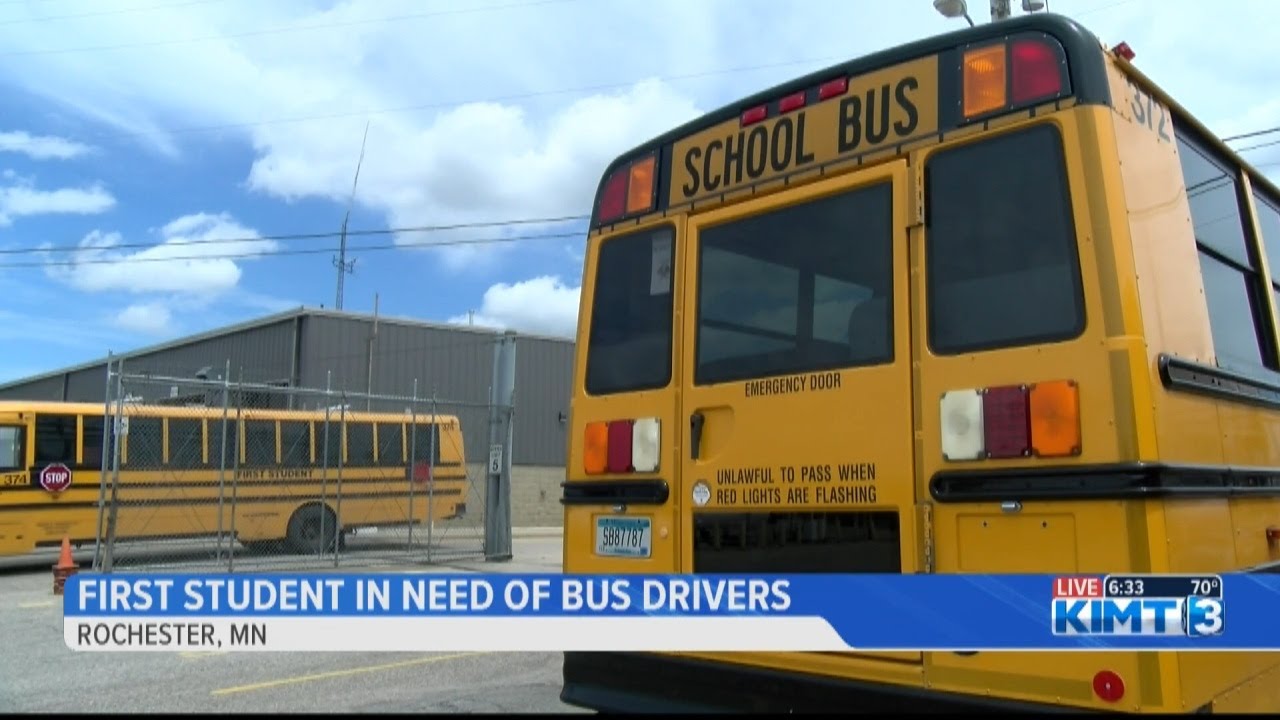 First Student In Need Of Bus Drivers - YouTube