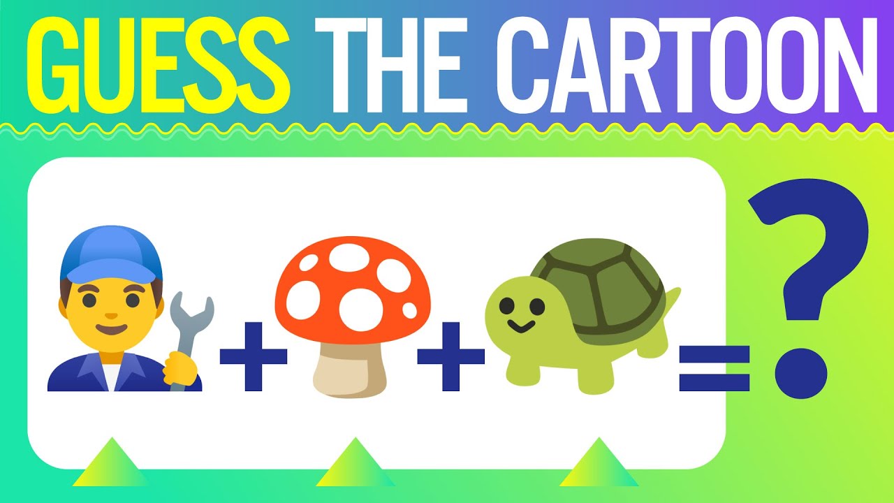 Guess the Cartoon by Emoji 👻 Emoji Challenge - YouTube