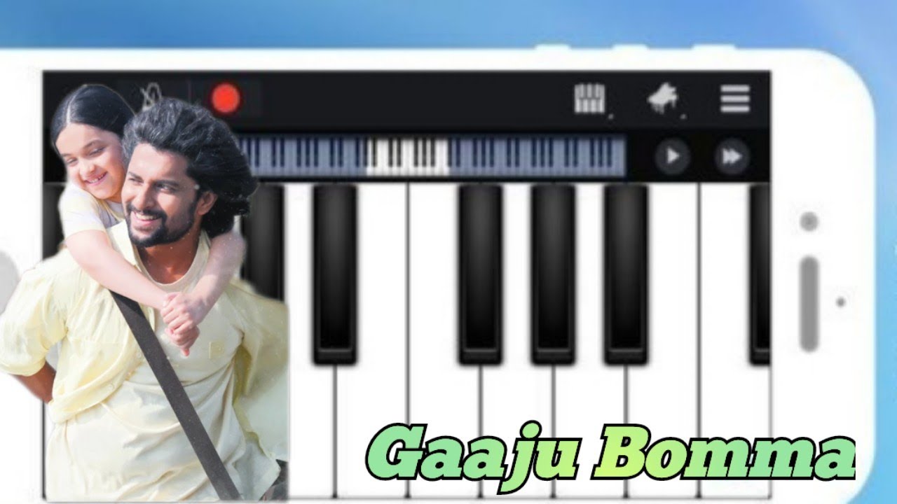 Gaaju Bomma | Easy Piano Notes | Hi Nanna | Nani - YouTube