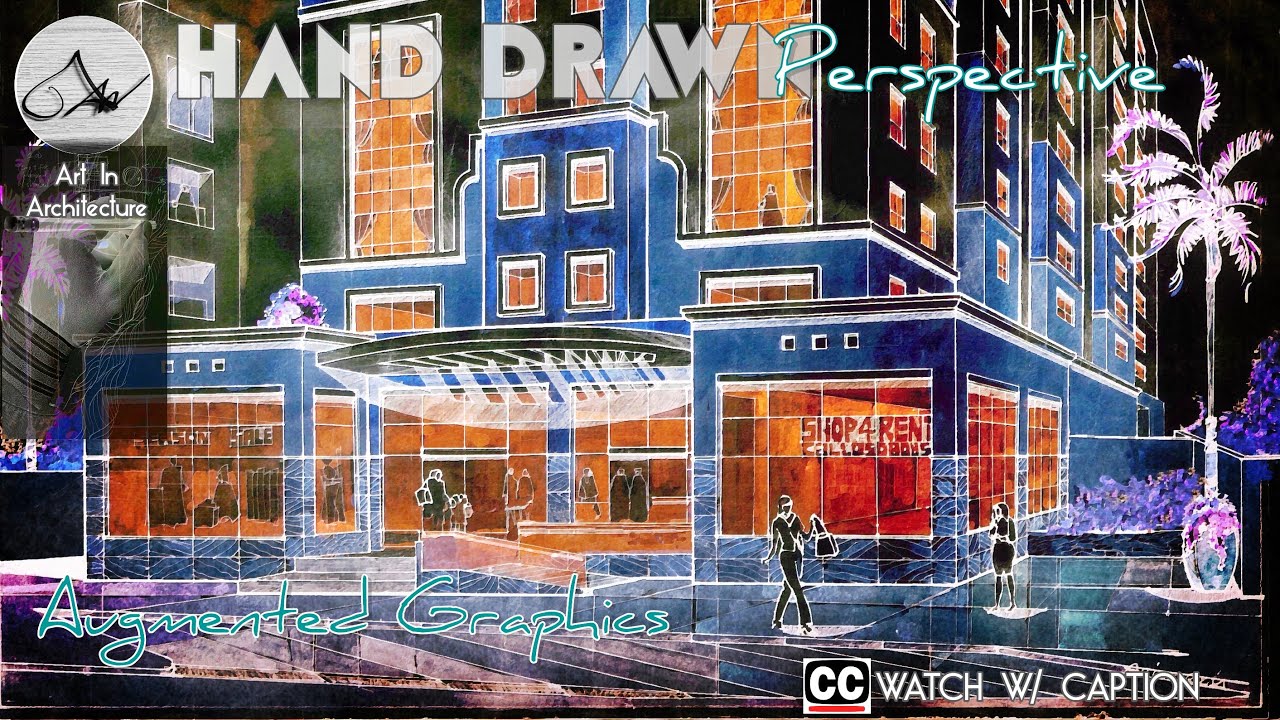 Hand Drawn Perspective Building Augmented Graphics Youtube 9199