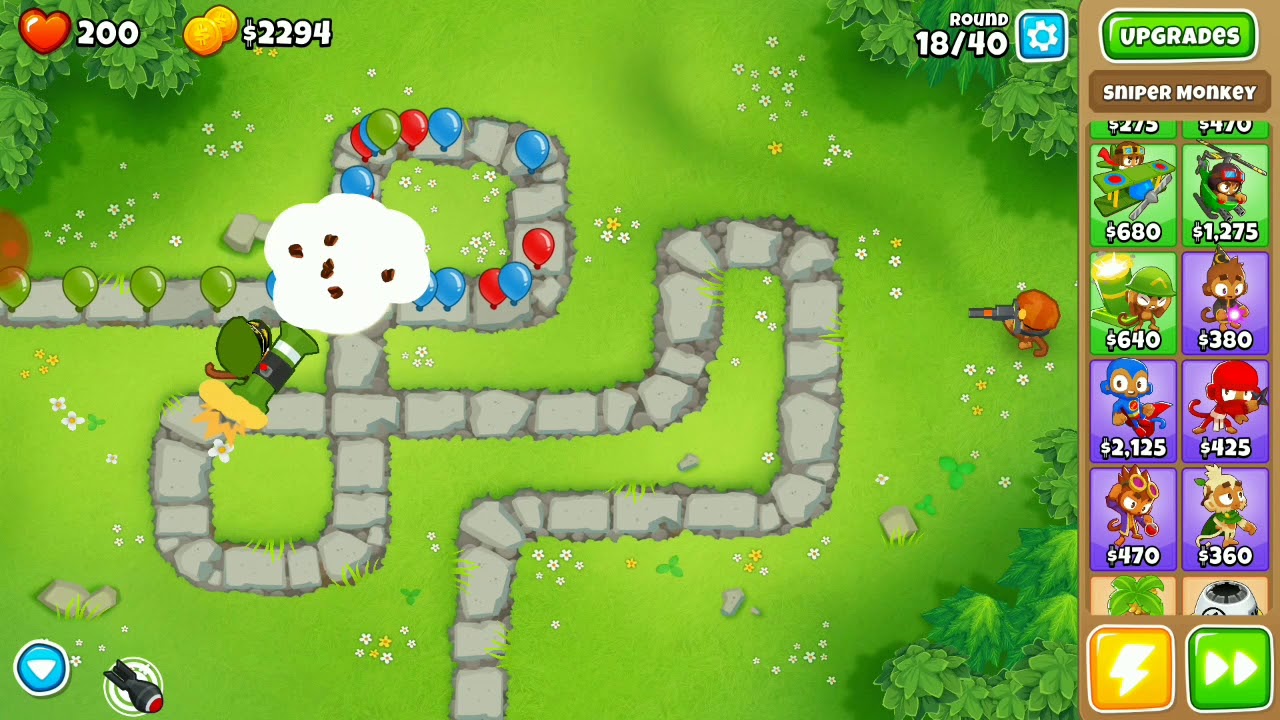 Balloons td6 (the sniper strategy is good) - YouTube