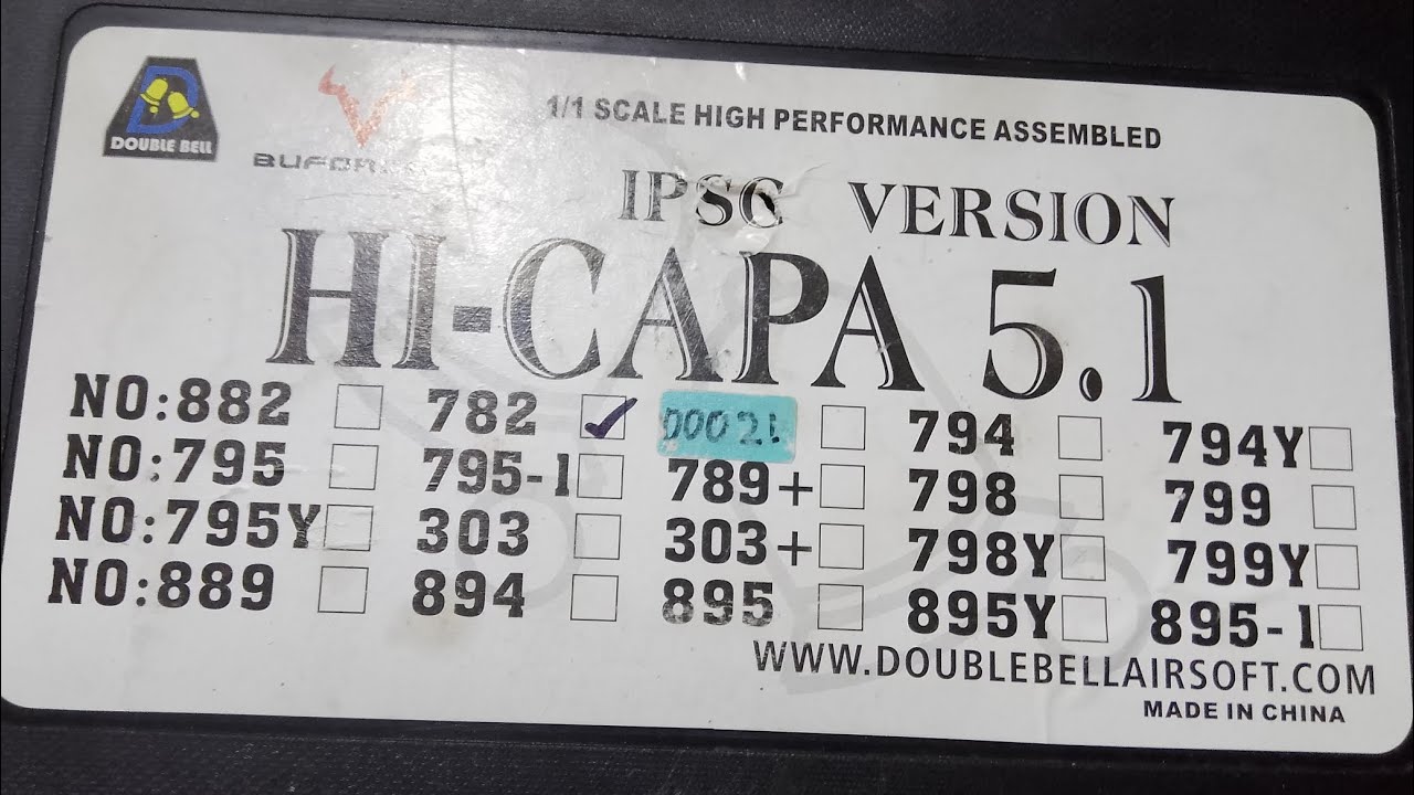 Hi-Capa 5.1 OPS-MRP - Double Bell 782#บีบีกัน - YouTube