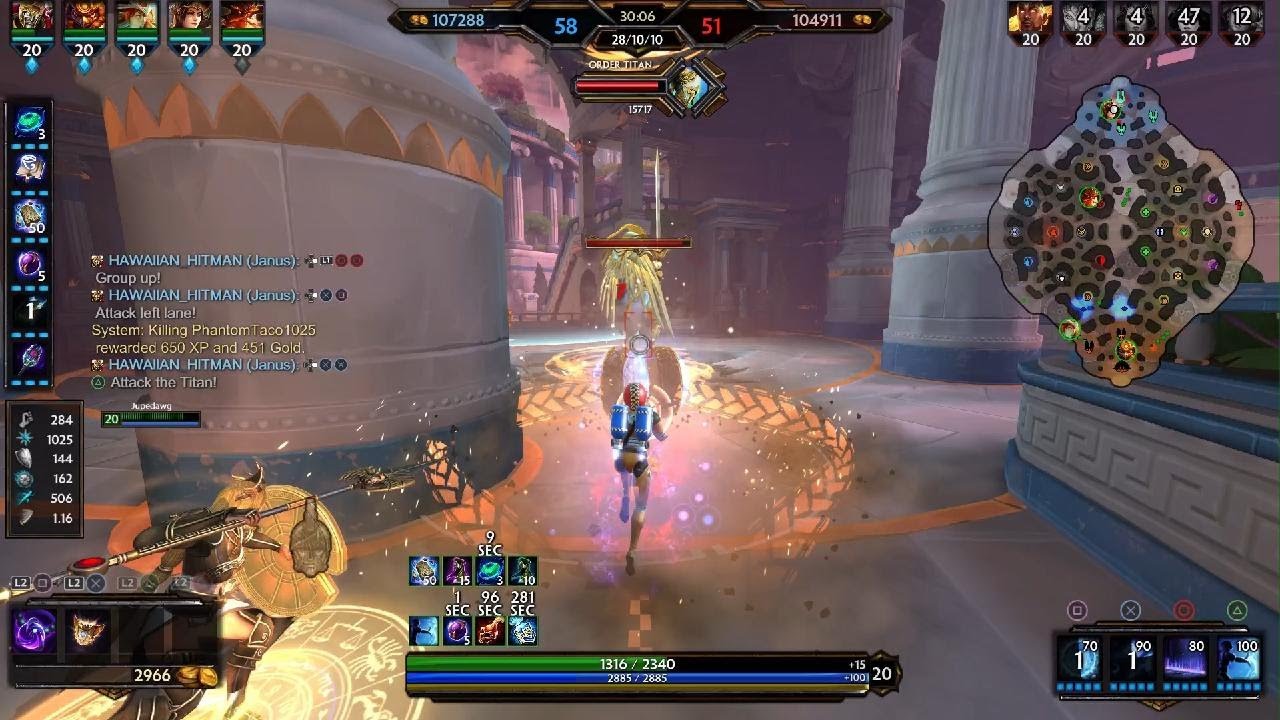 Hawaiian back doors a conquest titan in SMITE CRO - YouTube