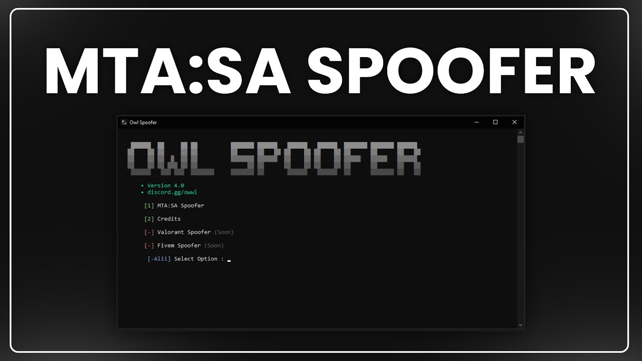 OWL SPOOFER V4.0 | EASY SPOOF & FAST | (( FREE )) - YouTube