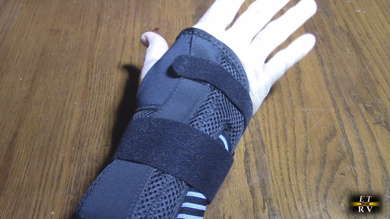 AGPTEK Carpal Tunnel Wrist Brace for Men & Women with 2 Splints, for Arthritis, Sprains ...