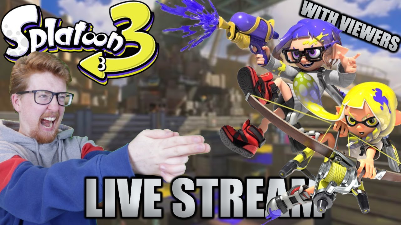 Splatting the Competition Late at Night - Splatoon 3 Live Stream (With ...