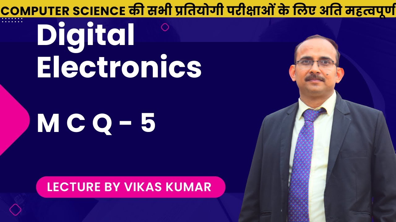 MCQ Question Answer In Digital Electronics -5 | Most IMP Digital Electronics |Lecture By vikas ...