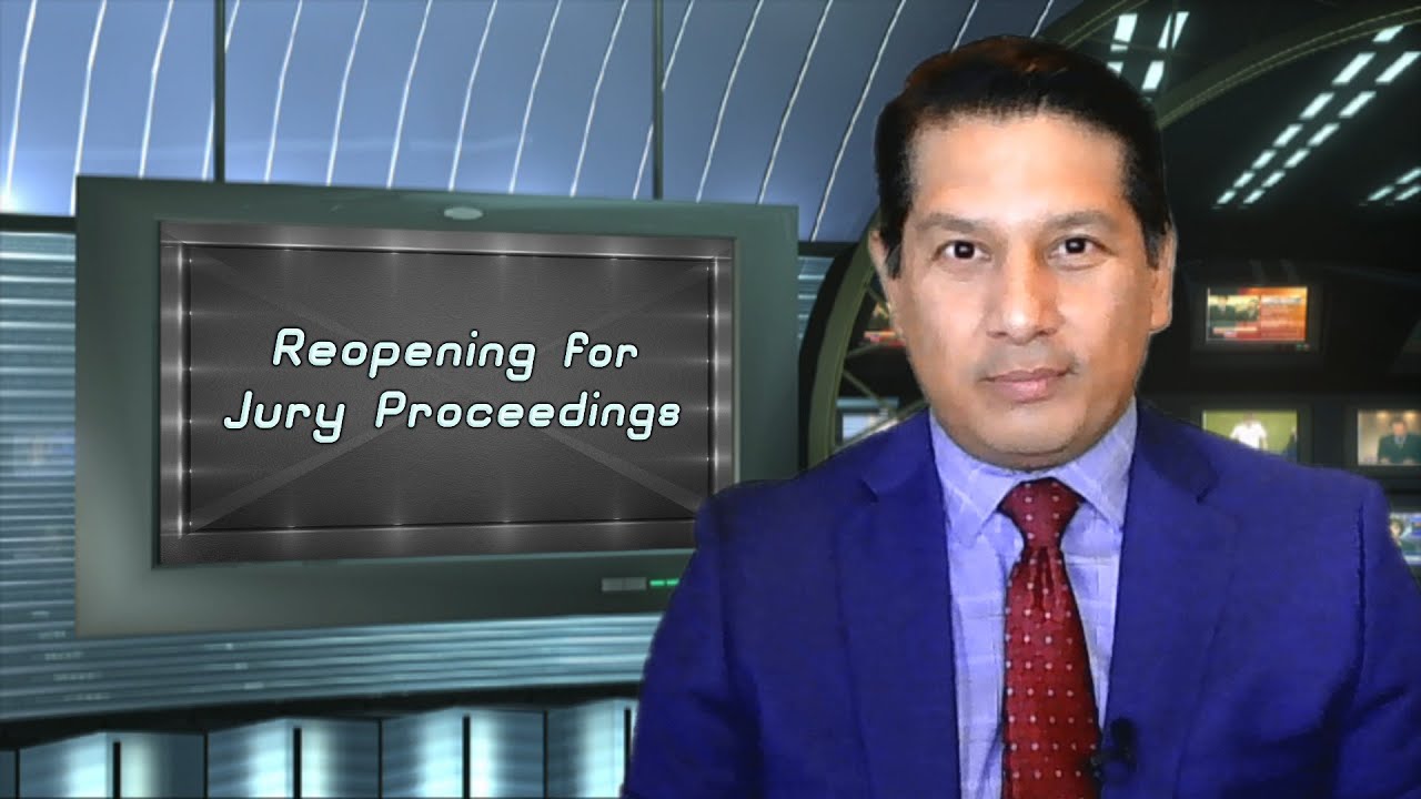 In Camera: Courts Reopen for Jury Proceedings - YouTube