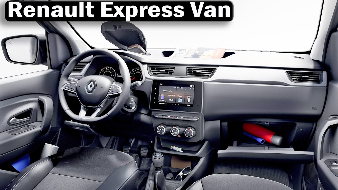 The All new Renault Express Van Interior & Tech spec - YouTube