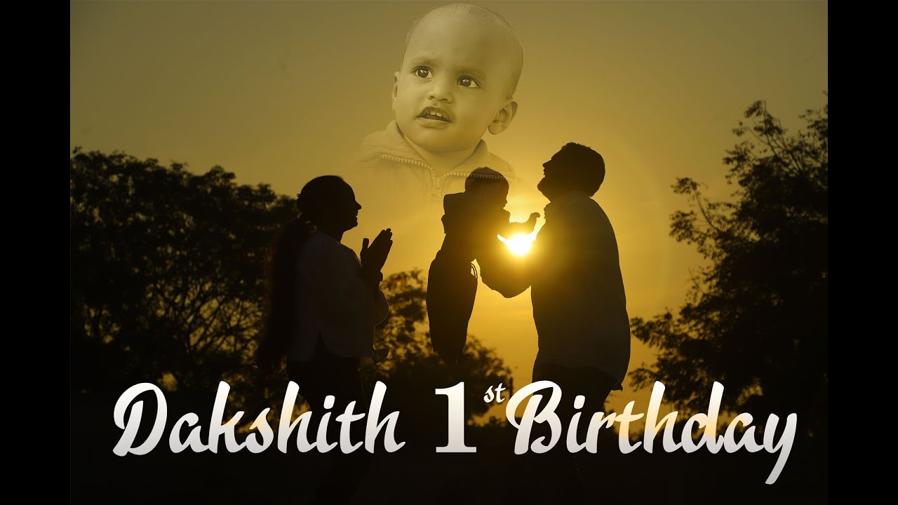 Dakshith II 1st Birthday Pre- Shoot II Soori studio & Cinematography II ...