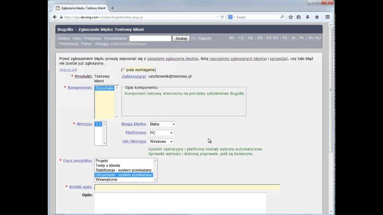 Tutorial Bugzilla - YouTube
