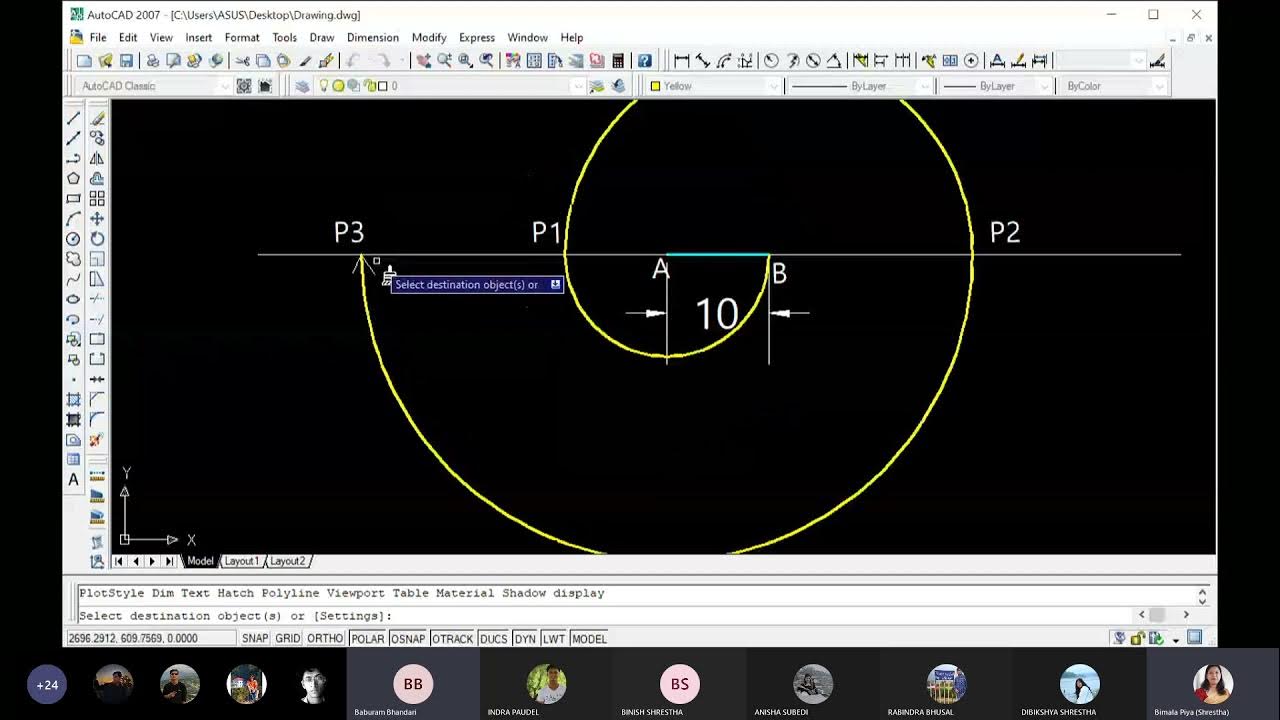 Sheet No 2 (Plane Geometrical construction). Engineering Drawing I ...