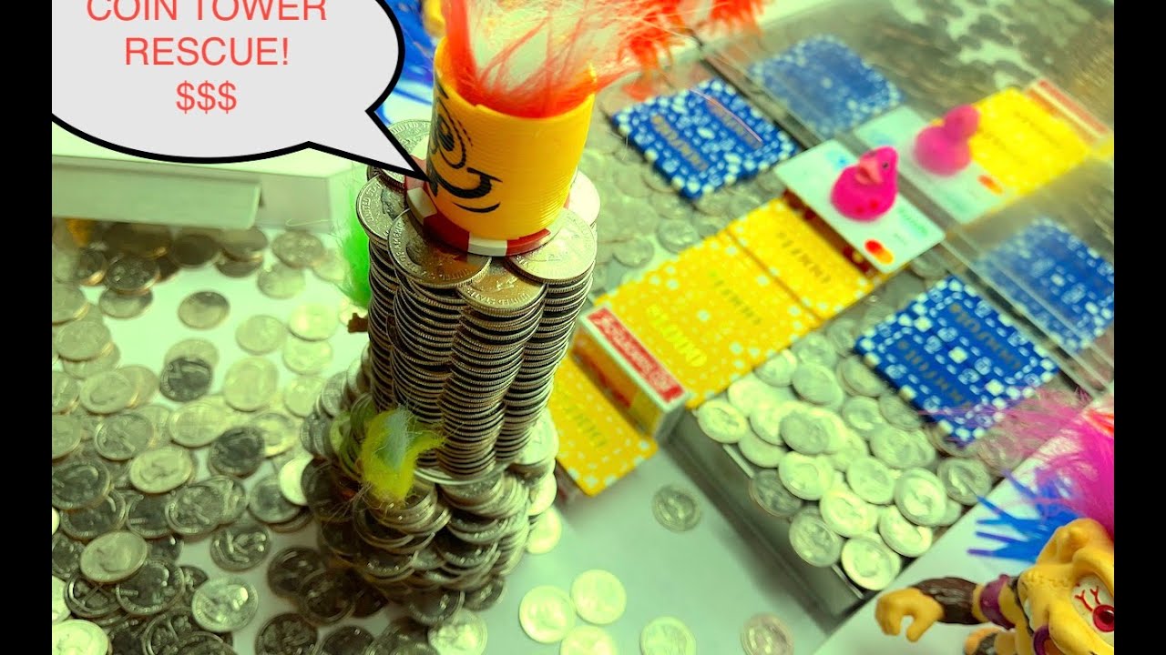 COIN TOWER RESCUE inside the High Limit Coin Pusher! Ep 443 - YouTube