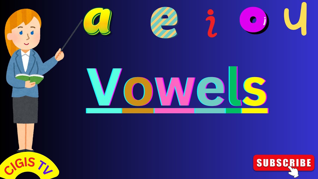 🌈 Let's Explore the Amazing Sounds of Vowels: A, E, I, O, U! 📚 - YouTube