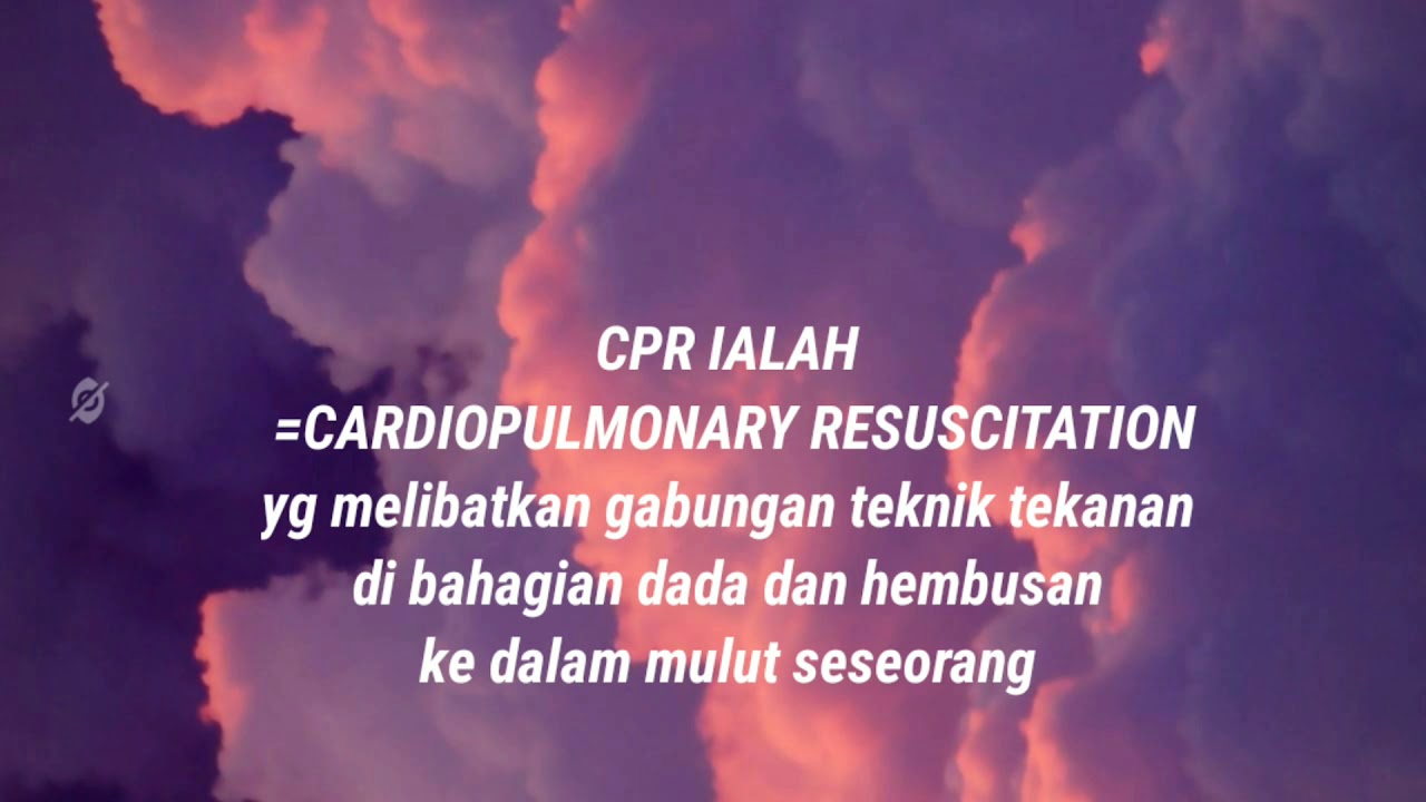 KAEDAH CPR TINGKATAN 4 :) - YouTube