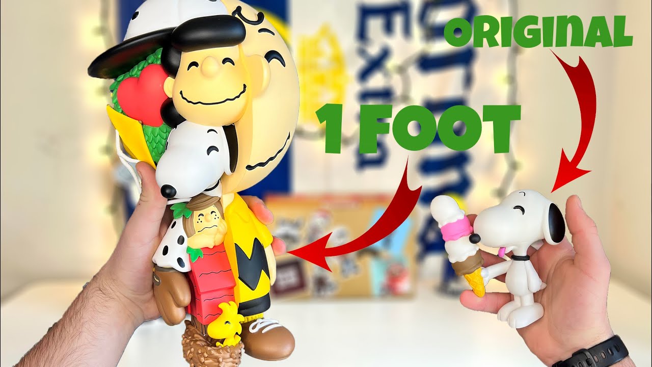 The RAREST 1 FT Youtooz! Charlie Brown Revealed Unboxing - YouTube