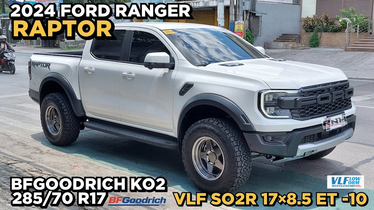 2024 Ford Ranger Raptor | VLF SO2R Flowformed Wheels 17" | BFG ko2 285x70 R17 @ RNH Tire Supply ...