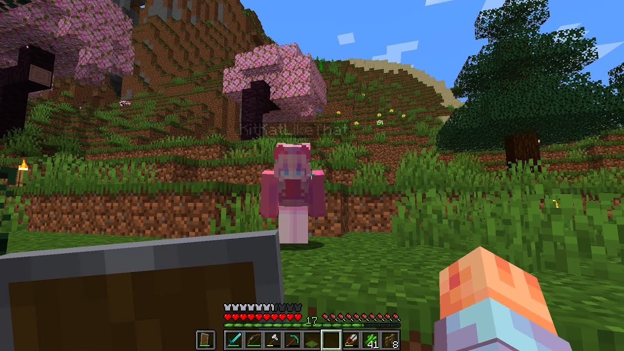 Minecraft Let's Play Episode 5 - Exploring with Kit Kat... and a DEAD ...
