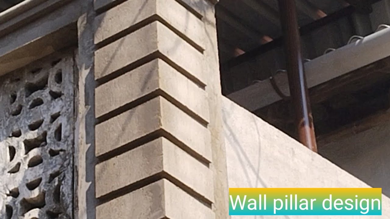Amazing wall corner design-wall pillar break design in plaster-Wall ...