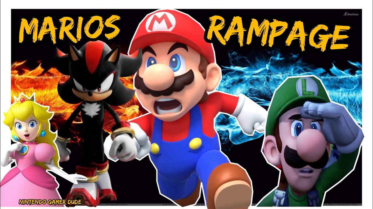 Mario Goes On A Rampage - YouTube