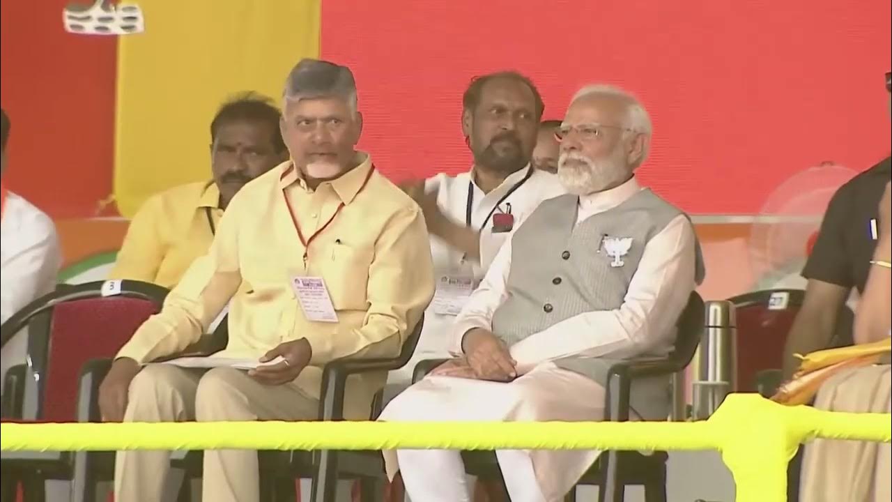 LIVE PM Modi's Public Rally Palnadu, Andhra Pradesh NDA Rally Lok Sabha Elections 2024 - YouTube