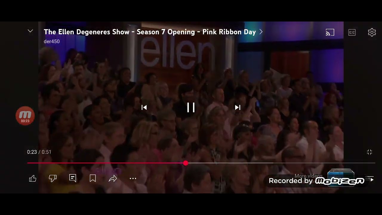 The Ellen Degeneres Show Pink Ribon Opening Credits - YouTube