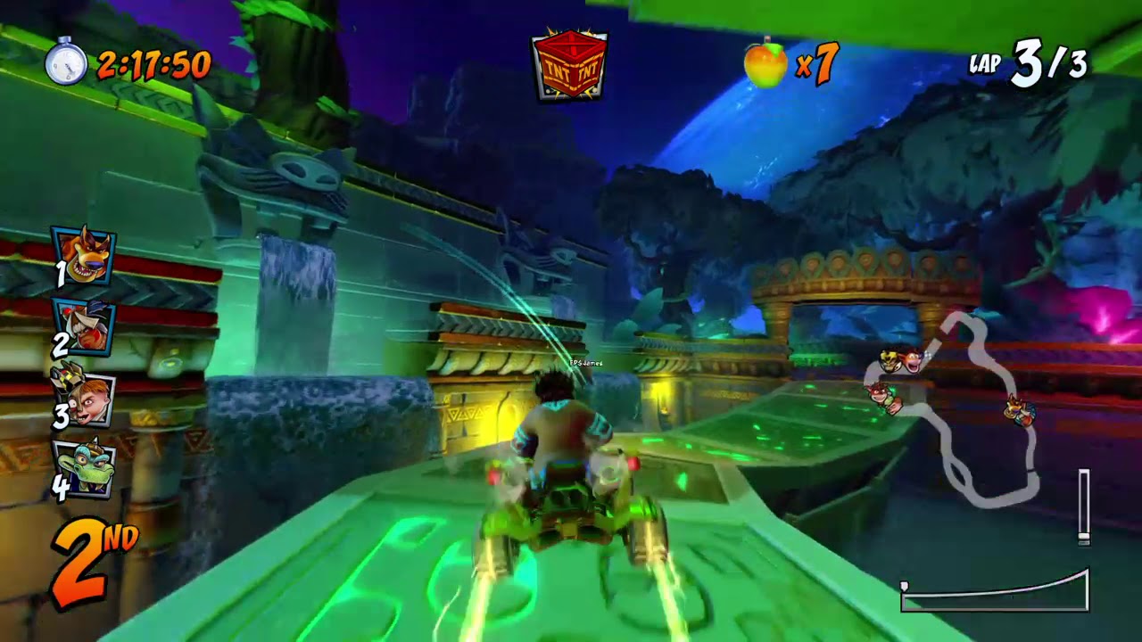 CTR:NF Hilarious Race Finish - YouTube