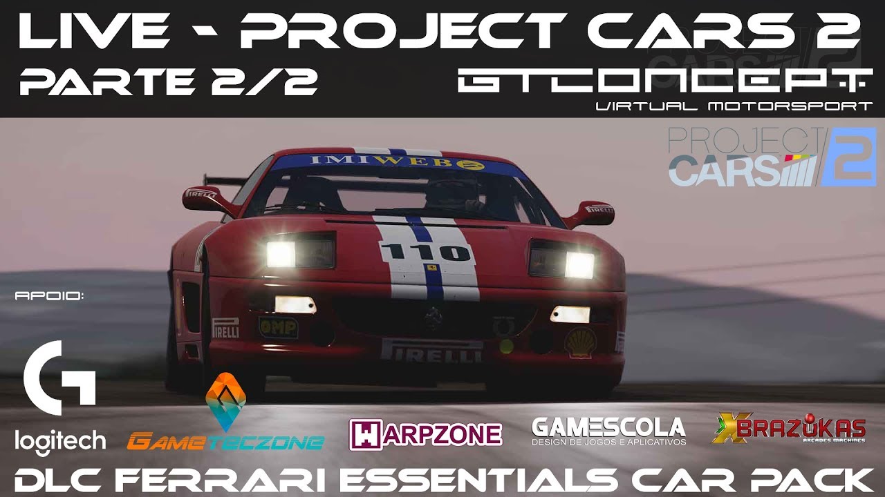 LIVE - PROJECT CARS 2 - DLC FERRARI ESSENTIALS PACK - Parte 2/2 - YouTube