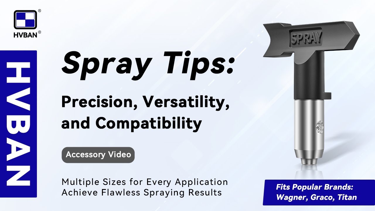 Must Have Airless Spray Tip! All About HVBAN Spray Tip - YouTube