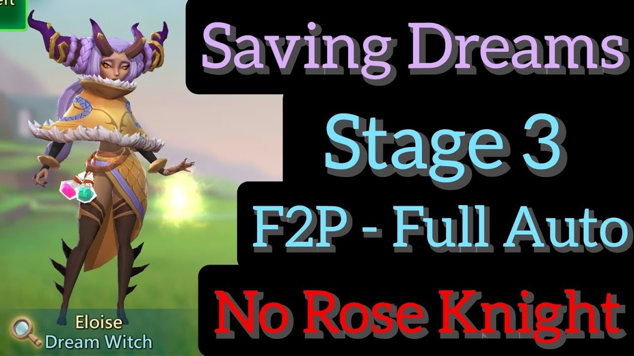 Saving Dreams: Stage 3 - F2P - Full Auto - Lords Mobile - YouTube