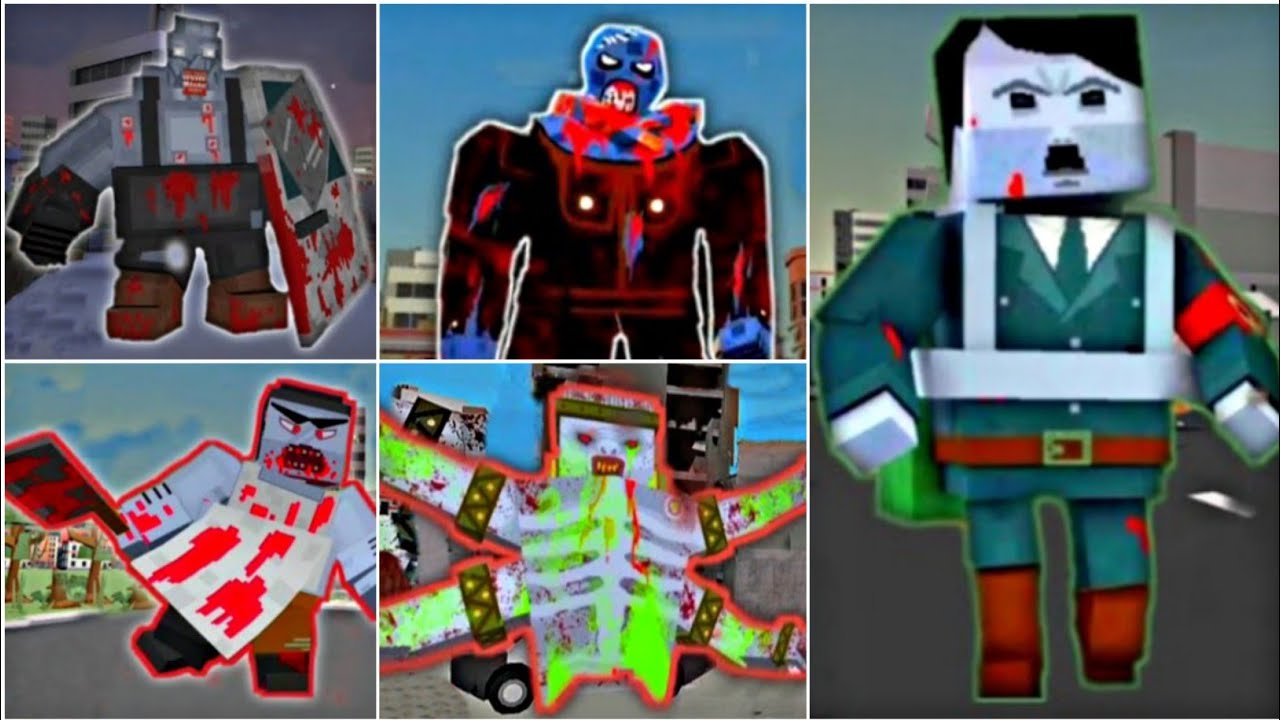 ALL BOSS ZOMBIES🧟‍♂️ VS ALL WEAPONS 🔫 | THE WALKING ZOMBIE: DEAD CITY ...