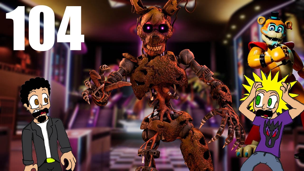 FNaF: Security Breach Episode 104: Wario Scream - Nightmare Dragon ...