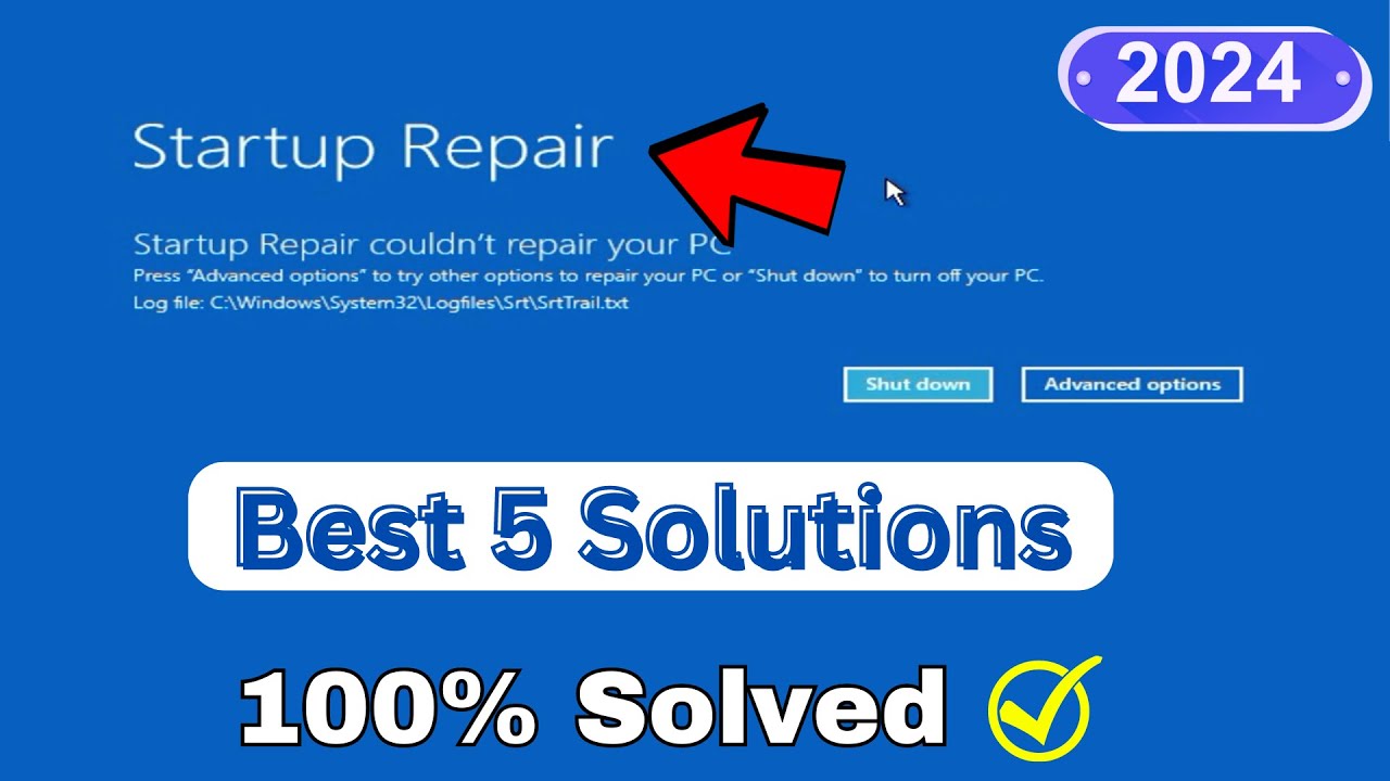 How To Fix Startup Repair Couldn't Repair Your PC In Windows 10/11 - (5 ...