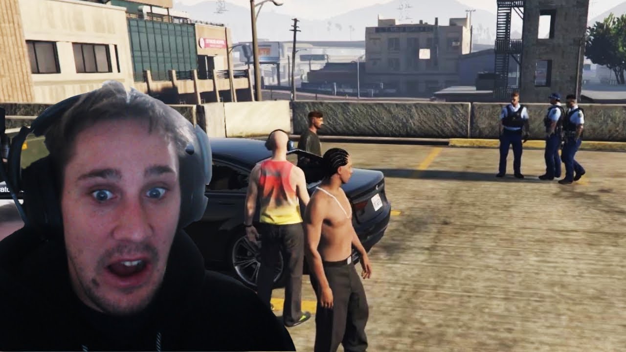 STAND OFF WITH THE COPS - GTA RP - YouTube