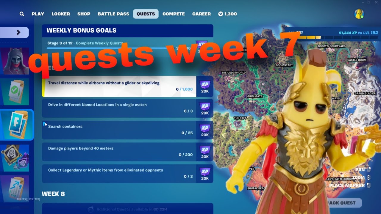 Weekly quests week 7 - YouTube