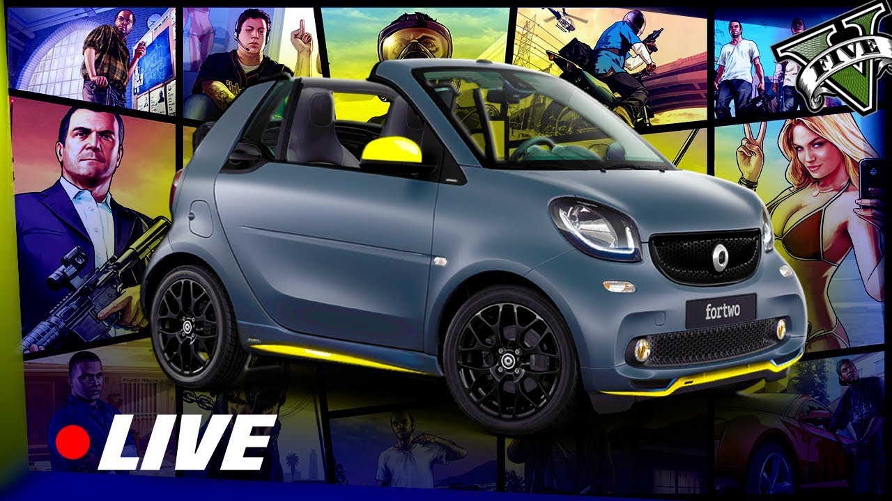 GARE & RADUNO CON LE SMART - GTA 5 LIVE ITA !!! - YouTube